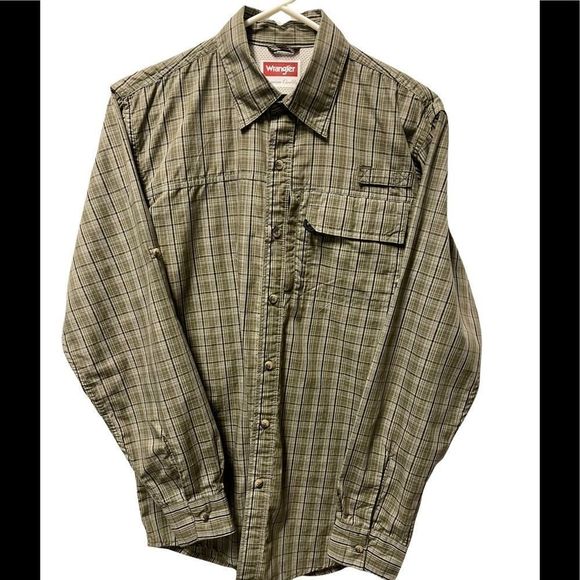 Wrangler | Shirts | Vintage Western Wear Vintage Wrangler Red Tag Long ...